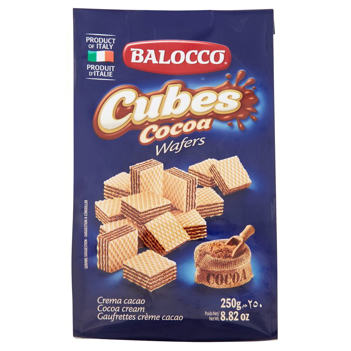 Balocco Cubes Cocoa Wafers 250 g spesa online Supermercati Visotto ...