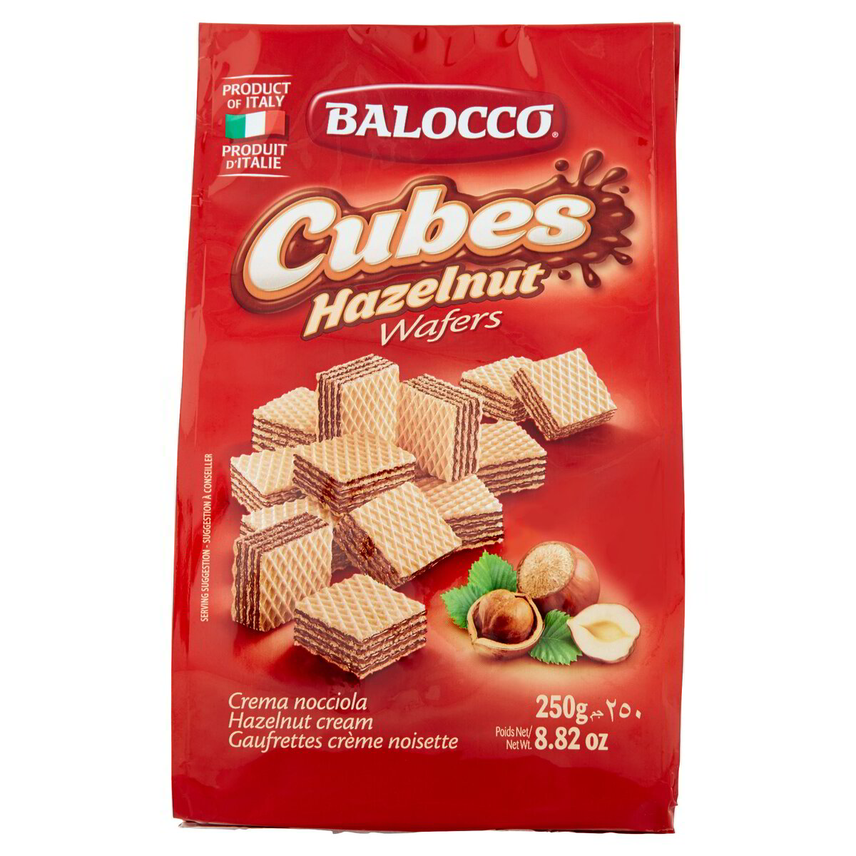 Balocco Cubes Hazelnut Wafers 250 g spesa online Supermercati Visotto ...