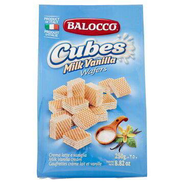 Balocco Cubes Milk Vanilla Wafers 250 g spesa online Supermercati ...