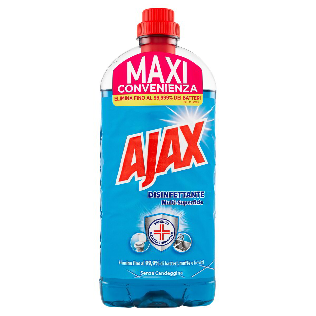 Ajax detersivo pavimenti Disinfettante contro i batteri 1,25 L spesa ...