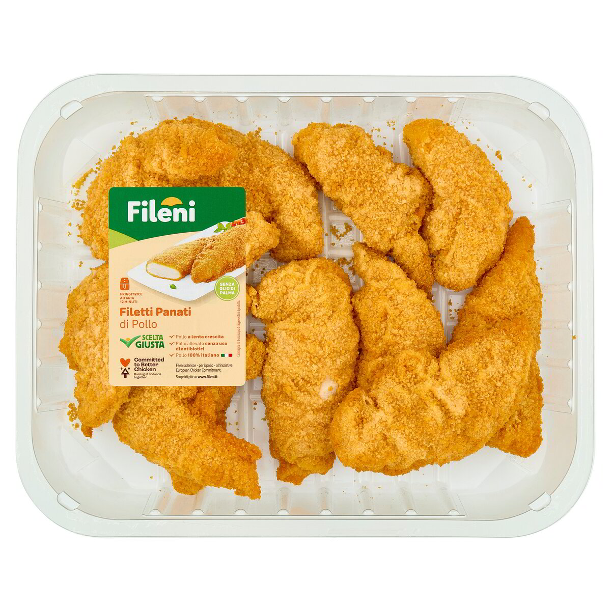 Fileni Filetti di Pollo Panati 1 kg spesa online Supermercati Visotto ...