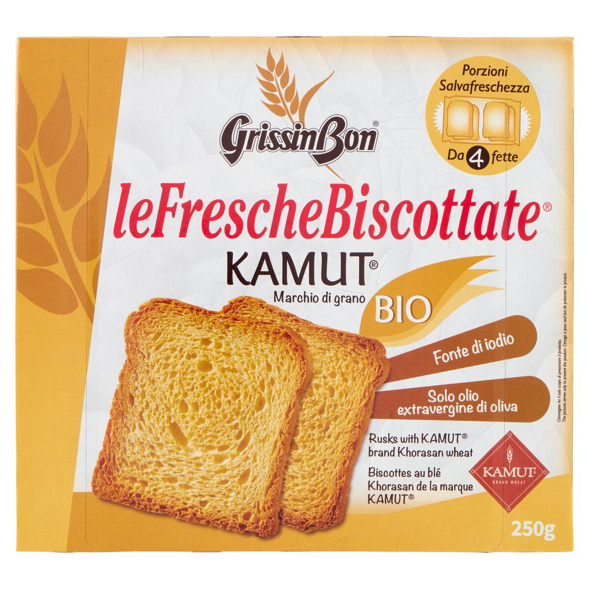 GrissinBon leFrescheBiscottate Kamut Bio 250 g spesa online ...